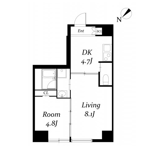アーバンパーク代々木 | 1LDK：38.98㎡ | デザイナーズマンション